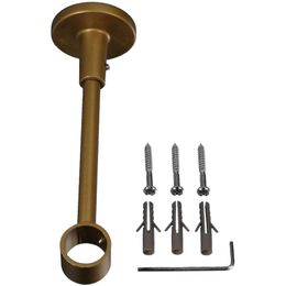 Liedeco Tr&auml;ger f&uuml;r Gardinenstangen &Oslash; 20 mm gold L: 15,3cm
