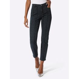 CR&Eacute;ATION L creation L Jeans in dark blue-bedruckt | Gr.: 36