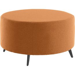 Home Affaire Polsterhocker &raquo;Hulby&laquo; passend zur "Hulby"-Recamiere rosa 100% Polyester B/H/T: 80cm x 47cm x 80cm, Struktur fein