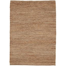 CarpetFine Teppich &raquo;Nala, Juteteppich aus Naturfaser&laquo; rechteckig 9 mm H&ouml;he aus 100% Jute, viele Gr&ouml;&szlig;en und Formen, quadratisch, rund, L&auml;ufer beige 