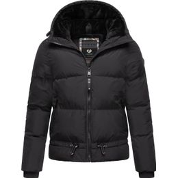 Ragwear Damen Steppjacke "Briony", schwarz, Gr. XXXL, Obermaterial: 100% Polyester. Innenfutter: 100% Polyester. Wattierung: 100% Polyester, Jacken,
