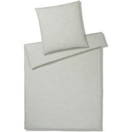 Elegante Bettw&auml;sche &raquo;Breezee&laquo; 2 Stk. angenehmes Hautgef&uuml;hl beige Halbleinen, Obermaterial: 50% Baumwolle, 50% Leinen B/L: 135cm x 200cm, 1 Stk., 1 Stk., 