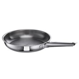 Schulte Ufer SCHULTE-UFER Bratpfanne &raquo;Romana i&laquo; Edelstahl 18/10 1 Stk. tlg. Induktion silber &Oslash; 20cm