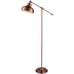 Searchlight Stehlampe &raquo;Macbeth-Stehleuchte - Antikes Kupfer&laquo; E27 1 Stk. braun H: 135cm, 1 Stk.