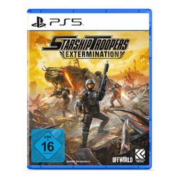 Spielesoftware &raquo;Starship Troopers Extermination&laquo; PlayStation 5 gelb VERTEIDIGE DEINE BASIS: Errichte eine Basis mit den besten T&uuml;rmen und 