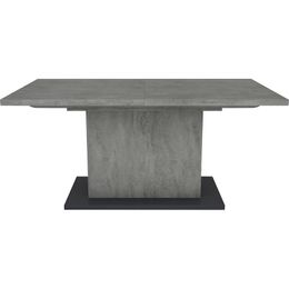 ByLiving Esstisch &raquo;Athen&laquo;,mit Auszugsfunktion, Breite 160-200 cm, in verschiedenen Ausf&uuml;hrungen grau B/H/T: 160cm x 75cm x 90cm, Synchronauszug