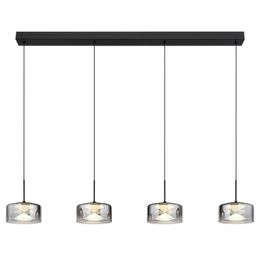 Globo LIGHTING LED Pendelleuchte &raquo;BELINDA&laquo; LED-Modul 1 Stk. Tageslichtwei&szlig; H&auml;ngelampe/H&auml;ngeleuchte/Wohnzimmer/Esstisch/elegant H: 150cm, 1 Stk.