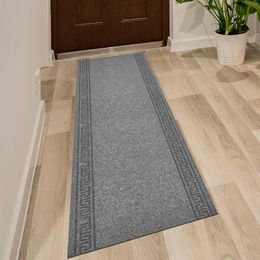 ANDIAMO L&auml;ufer &raquo;Luan&laquo; rechteckig 7 mm H&ouml;he Schmutzfangl&auml;ufer, meliert, mit Bord&uuml;re, f&uuml;r den Eingangsbereich grau Obermaterial: 100% Polypropylen B : 80cm 1 