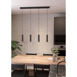 Eglo H&auml;ngeleuchte &raquo;ALMUDAINA Pendellampe, Stahl, IP20, Esstischlampe, H&auml;ngelampe, Lampe&laquo; LED-Modul 1 Stk. Warmwei&szlig; H&auml;ngeleuchte, L84 x B6 x H110, 