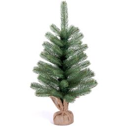 IC Winterworld K&uuml;nstlicher Weihnachtsbaum &raquo;Tannenbaum, k&uuml;nstlicher Christbaum&laquo; Nordmanntanne Weihnachtsdeko mit Jutebeutel um den Betonfu&szlig; gr&uuml;n 