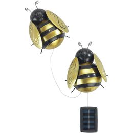 Maximex LED Gartenleuchte &raquo;Modell Biene&laquo; Warmwei&szlig; solarbetriebene Gartendekoration, leuchtet bis zu 10 Stunden H: 7,5cm