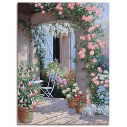 Artland Wandbild &raquo;Blumenangebot&laquo; Garten 1 Stk. tlg. als Leinwandbild, Poster in verschied. Gr&ouml;&szlig;en beige Leinwand B/H/T: 45cm x 60cm, Leinwandbild Garten 