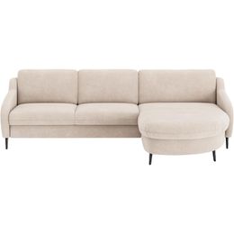 Sit & More sit&more Ecksofa &raquo;Soul L-Form&laquo; wahlweise mit Schlaffunktion beige 95% Polyester, 10% Polyamid B/H/T: 296cm x 90cm x 189cm, Microfaser, Recamiere 