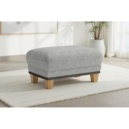 Sit & More sit&more Polsterhocker &raquo;Concept&laquo; mit Buchefu&szlig; in drei Farben zur Auswahl grau 100% Polyester B/H/T: 90cm x 46cm x 60cm, Chenille,mit Fu&szlig; Buche 