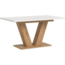 Home Affaire Esstisch &raquo;Motus, ausziehbar 150 -190 cm, inklusive 40 cm Einlegeplatte&laquo; Set, 1 Stk. tlg. V-Gestell mit Bodenplatte, Tisch, K&uuml;chentisch, 
