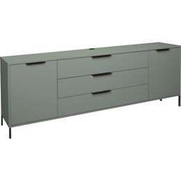 M&auml;usbacher Sideboard &raquo;Bonnie&laquo; Sideboard mit Quadratgestell gr&uuml;n B/H/T: 216cm x 70cm x 45cm, 2 Stk., 2 Stk.