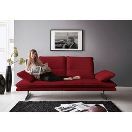 W.Schillig 2-Sitzer &raquo;broadway, Designsofa mit tollem Sitzkomfort, Breite 216cm&laquo; Sitztiefenverstellung, Kopfteil- & Seitenteilverstellung, Breite 216cm