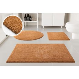 OTTO home Badematte &raquo;Selenne, uni, viele Farben, Badvorleger, Badezimmer Teppich&laquo; H&ouml;he 20 mm rutschhemmend beschichtet fu&szlig;bodenheizungsgeeignet 
