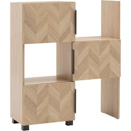 Schildmeyer Schieberegal &raquo;Piazza, Schieberegal, Made in Germany, B: 47-78 cm&laquo; 1 Stk. tlg. Solide Verarbeitung - Dieses Produkt ist in Deutschland gefertigt braun 