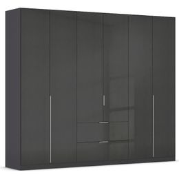 OTTO home Dreht&uuml;renschrank &raquo;Kleiderschrank Schrank Garderobe AGORDO mit Dekor- oder Hochglanzfront&laquo; in zwei Griff-Farben, Breite 271 cm, mit 