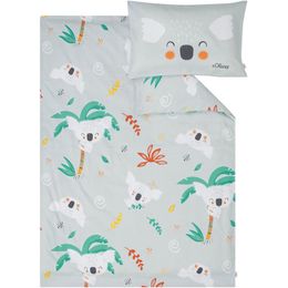 s.Oliver Kinderbettw&auml;sche &raquo;Satinbettw&auml;sche s.Oliver Junior Koala&laquo; 2 Stk. mit s&uuml;&szlig;en Koalab&auml;ren bunt Mako-Satin, Obermaterial: 100% Baumwolle B/L: 100cm