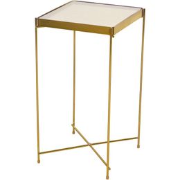 HOFMANN LIVING AND MORE Beistelltisch 1 Stk. tlg. gold B/H/T: 30cm x 60cm x 30cm