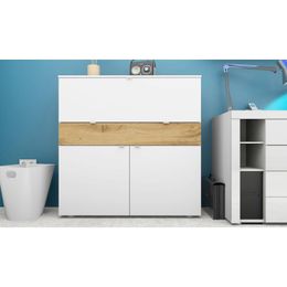 borchardt M&ouml;bel borchardt M&ouml;bel Sekret&auml;r &raquo;Dolly&laquo; platzsparend, Home-Office-Schreibtisch, Breite 110 cm, Made in Germany wei&szlig; B/H/T: 109cm x 109cm x 33cm, 1 Stk.