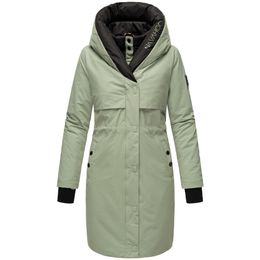 Navahoo Mantel 'Snowelf' Damen Gr&ouml;&szlig;e S mint / schwarz