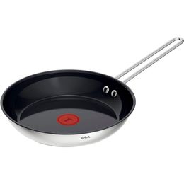 Tefal Bratpfanne &raquo;Nordica, beschichtete Pfanne Induktion, Thermo-Signal-Technologie&laquo; Edelstahl minimalistisches Design, robuster Griff, geeignet f&uuml;r alle 