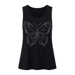 Angel of Style Strick-Top in schwarz | Gr.: 50