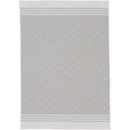 CarpetFine Teppich &raquo;Boho 103, auch als L&auml;ufer erh&auml;ltlich&laquo; rechteckig 4 mm H&ouml;he robustes Flachgewebe, Sisal Optik, UV-best&auml;ndig, In- und Outdoor beige 