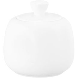 Seltmann Weiden Zuckerdose &raquo;Liberty wei&szlig;&laquo; Dose f&uuml;r Zucker wei&szlig; Porzellan B/H/L: 6,8cm