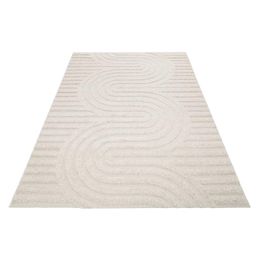 Esprit Outdoorteppich &raquo;Miles, ESP-54231&laquo; rechteckig 2 mm H&ouml;he Hoch-Tief-Effekt, grafisches Design, uni, modern, robust, Terrasse beige Polypropylen (PP) B : 