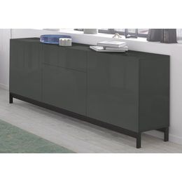 Home Affaire Sideboard &raquo;Metis&laquo; Breite 170 cm grau B/H/T: 170cm x 72cm x 40cm
