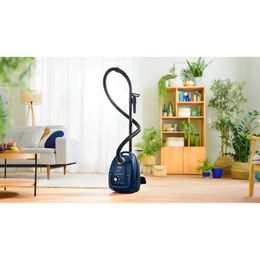Bosch Bodenstaubsauger &raquo;BGD38BU2 Freistehfunktion, Blau, Hygienefilter&laquo; 600 W mit Beutel aus 30 % recyceltem Kunststoff blau Einheitsgr&ouml;&szlig;e 