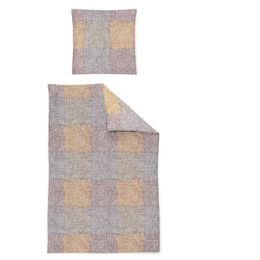 Irisette Bettw&auml;sche &raquo;Meran 8392&laquo; 2 Stk. kuschelig weiche Winterbettw&auml;sche rot Feinbiber, Obermaterial: 100% Baumwolle B/L: 155cm x 200cm, 1 Stk., 1 Stk., 