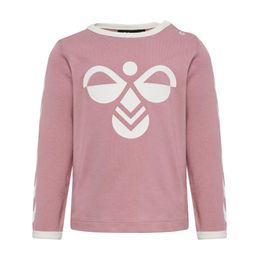 Hummel T-Shirt Hmlflipper Kinder in GREY MELANGE/WOODROSE | Gr.: 62