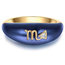 Glanzst&uuml;cke M&uuml;nchen Damen Silberring "AV310", 50, Silber 925 (Sterlingsilber), 7,9mm, blau, GLANZST&Uuml;CKE M&Uuml;NCHEN, Silber 925 (Sterlingsilber), Fingerringe, mit Zirkonia