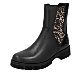 Remonte Damen Chelseaboots &raquo;Elisabeth Hurley-Collection&laquo; Boots, Stiefelette, Profilsohle und Innenrei&szlig;verschluss schwarz 38