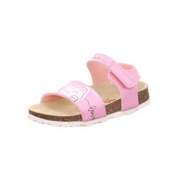 Superfit Tieffu&szlig;bett Sandale FUSSBETTPANTOFFEL in Rosa | Gr.: 39