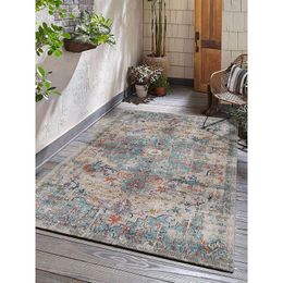the carpet Teppich &raquo;Palma&laquo; rechteckig 4 mm H&ouml;he Outdoor moderner robuster In und Outdoor Teppich bunt Polypropylen B : 80cm 1 Stk., 4mm, L: 300cm