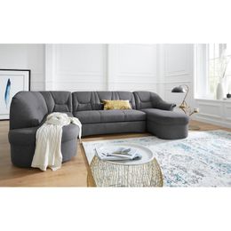 DOMO collection Wohnlandschaft &raquo;SARAFINA 295x83x180 cm, auch mit Federkern f&uuml;r mehr Sitzkomfort!&laquo; whlw. mit Bettfunktion, elegantes Design, U-Form 