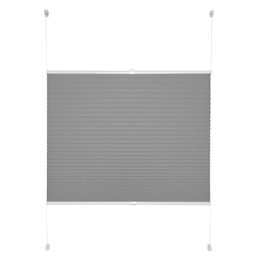 Plissee GOOD LIFE, B:50cm H:150cm, grau, Obermaterial: 100% Polyester, Badezimmer, Plissees, "Ada", Lichtschutz