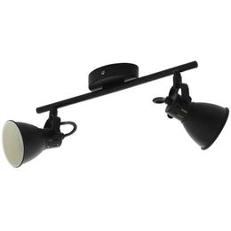 Eglo Deckenspot &raquo;SERAS 2&laquo; GU10 Warmwei&szlig; K&uuml;chenlampe, Deckenstrahler, Industrial, modern schwarz 2