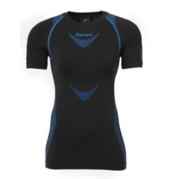 Kempa Herren Kompressionsshirt "Shortsleeve ATTITUDE PRO WOMEN", schwarz, Gr. XS, Obermaterial: 72% Polyester PES. 21% Polyamid PA. 7% Elasthan EL.,