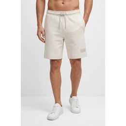BOSS Green Herren Sweatshorts "JT Shorts", beige, Gr. XXXL, unifarben, Sweatware, Obermaterial: 88% Baumwolle, 12% Polyester, Hosen