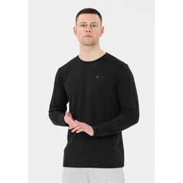 Virtus Herren Langarmshirt "Jokers V3", schwarz, Gr. XL, unifarben, 86% Polyester, 10% Viskose, 4% Elasthan, Shirts, mit praktischer