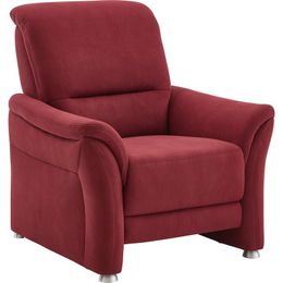Die PlanBar Sessel &raquo;PP-PF23182, Sitzh&ouml;he 46 cm&laquo; Federkernpolsterung, frei im Raum stellbar rot 100% Polyester Microfaser, B/H/T: 90cm x 96cm x 93cm