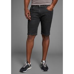 Arizona Herren Jeansshorts, grau, Basic, Gr. 30, kontrastfarbene Details, Denim/Jeans, Obermaterial: 98% Baumwolle, 2% Elasthan, Jeans, gerader