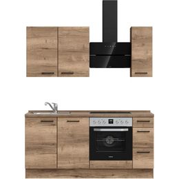 Nobilia K&uuml;chenzeile &raquo;"Structura II", NEU: individuell anpassbar mit gratis Profi-Beratung&laquo; vormontiert, Breite 180 cm, Ausrichtung w&auml;hlbar, wahlw. mit